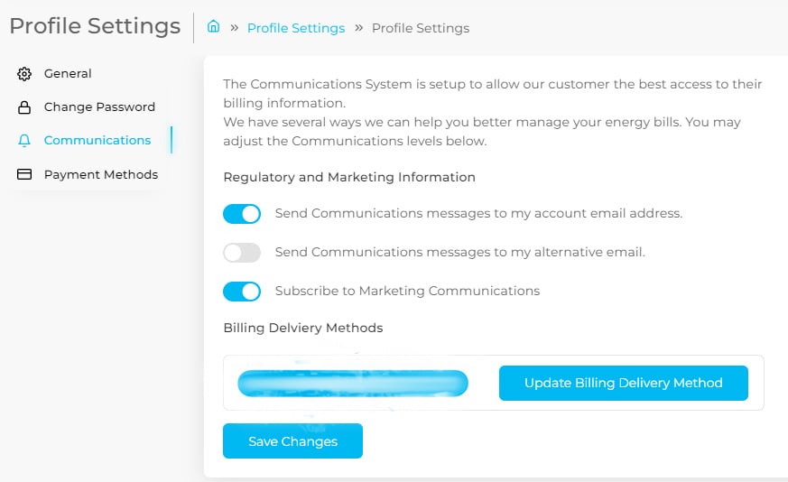 How do I change my Communication Preference?